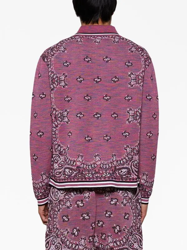Amiri Space Dye Bandana Polo Shirt