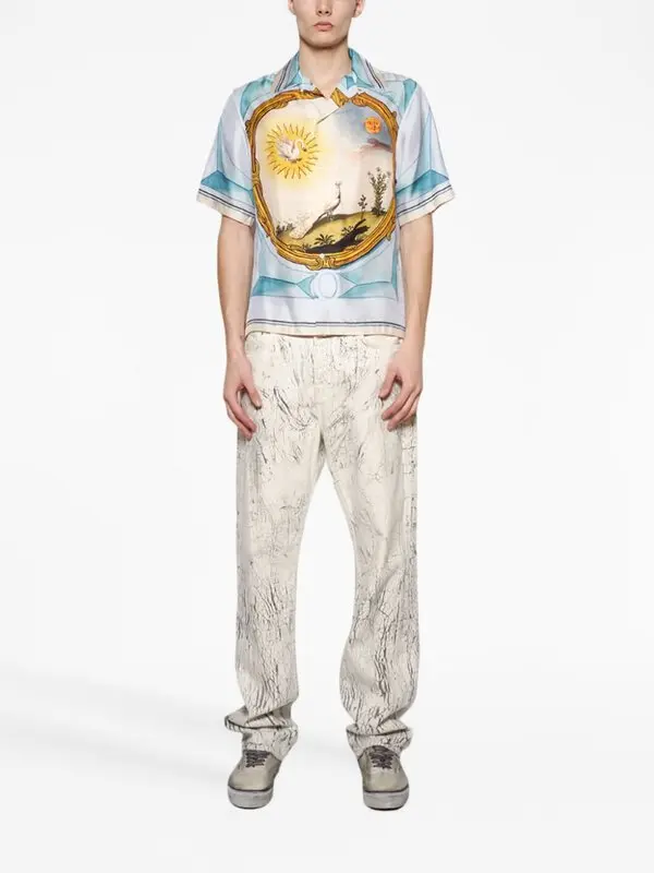 Amiri Landscape Frame Printed Shirt