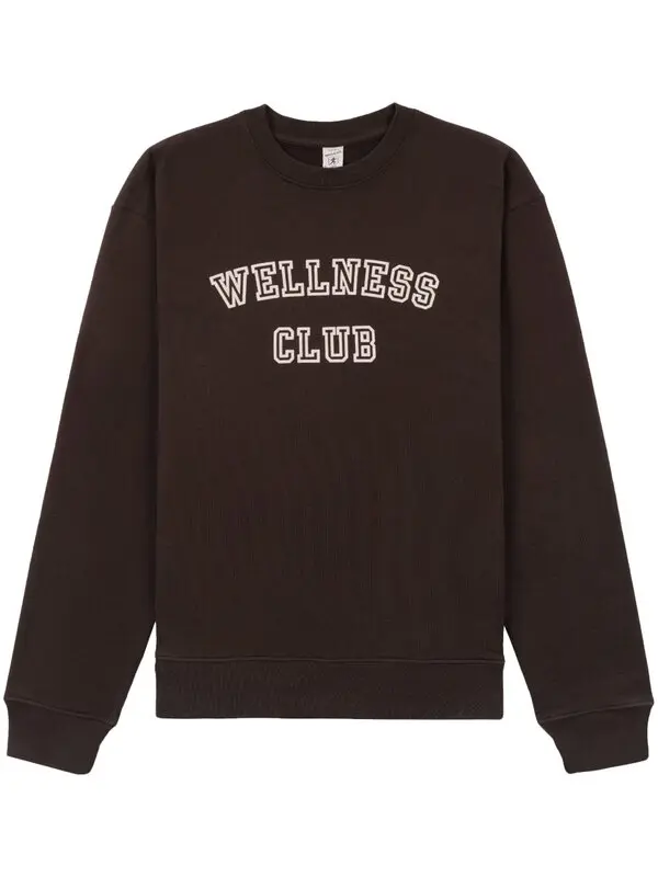 SPORTY & RICH Wellness Club Cotton Sweatshirt