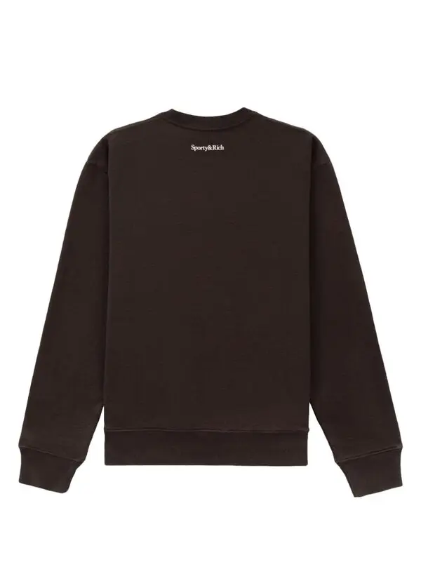 SPORTY & RICH Wellness Club Cotton Sweatshirt