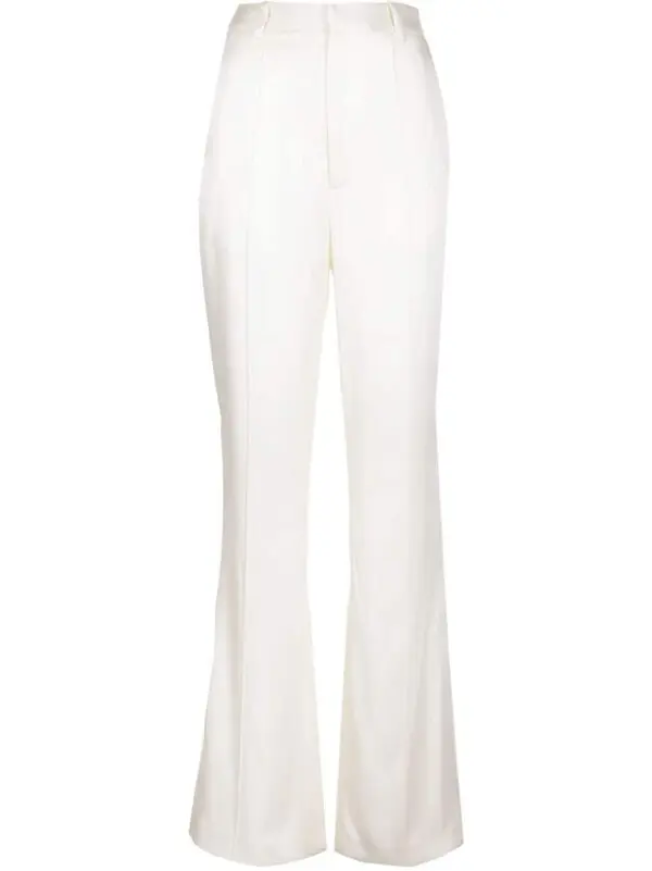 Lapointe High-waisted Trousers - White