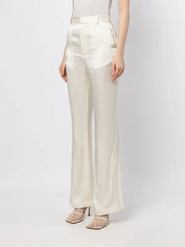 Lapointe High-waisted Trousers - White