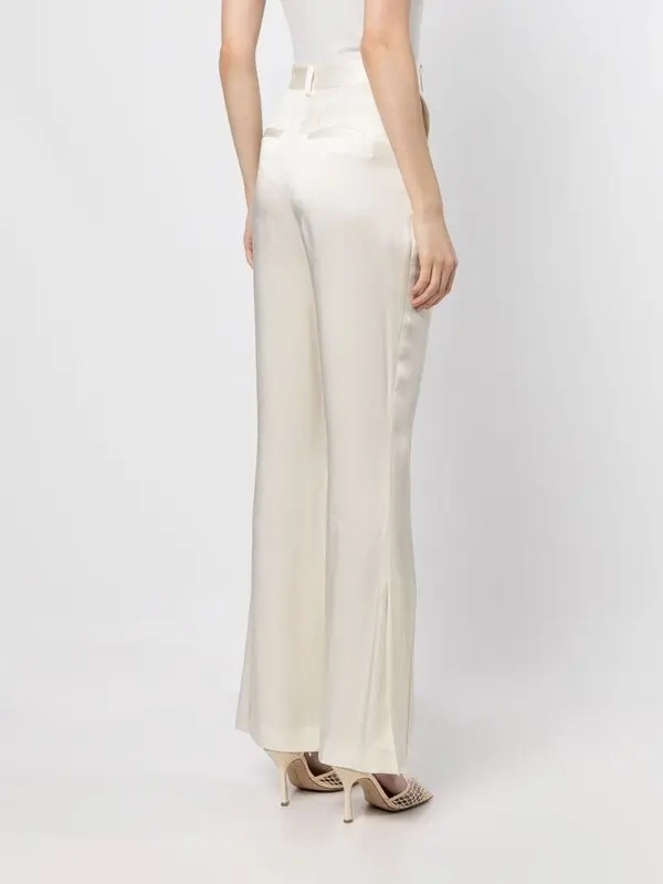 Lapointe High-waisted Trousers - White