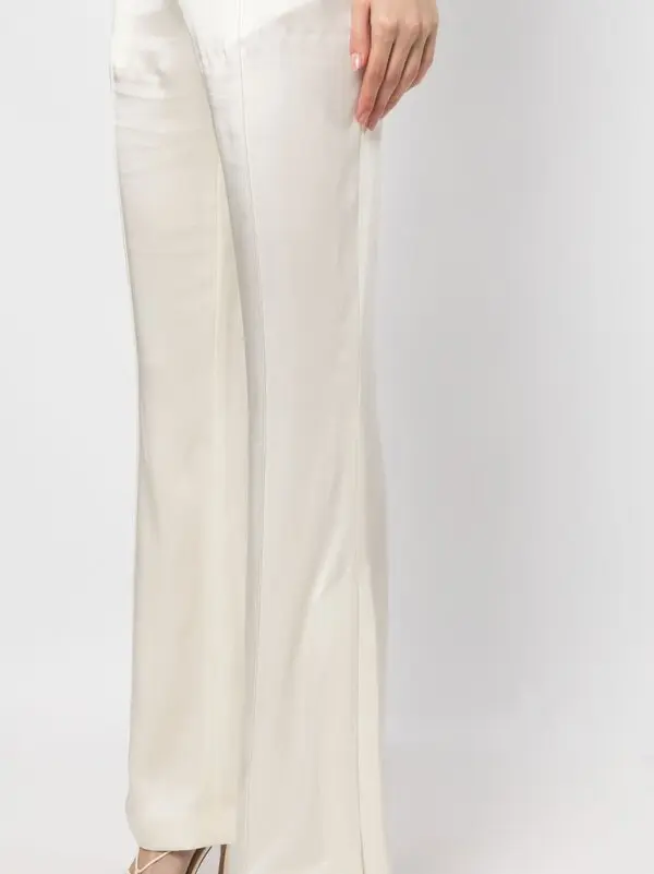 Lapointe High-waisted Trousers - White