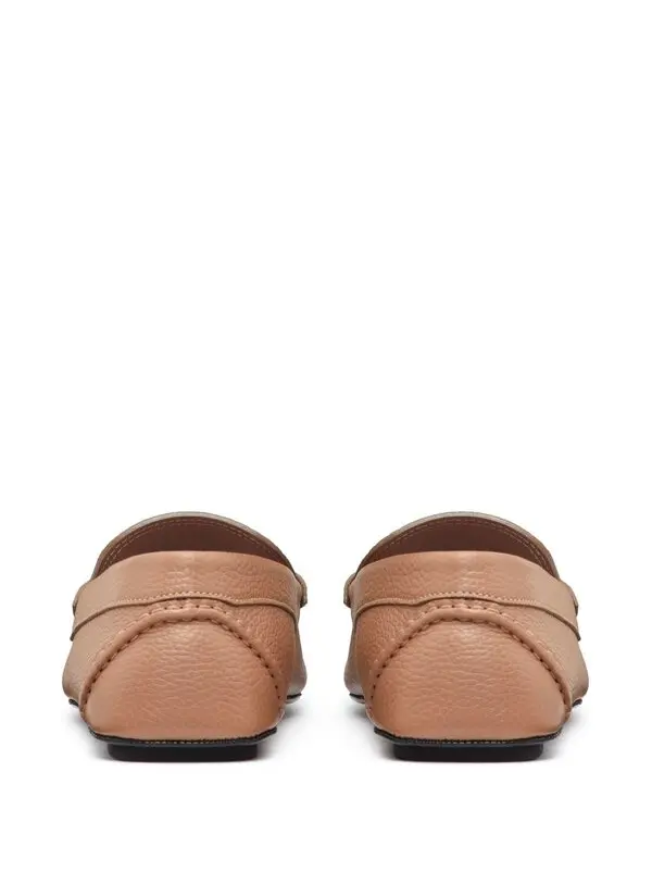 Valentino Garavani Vlogo Signature Leather Driving Shoes