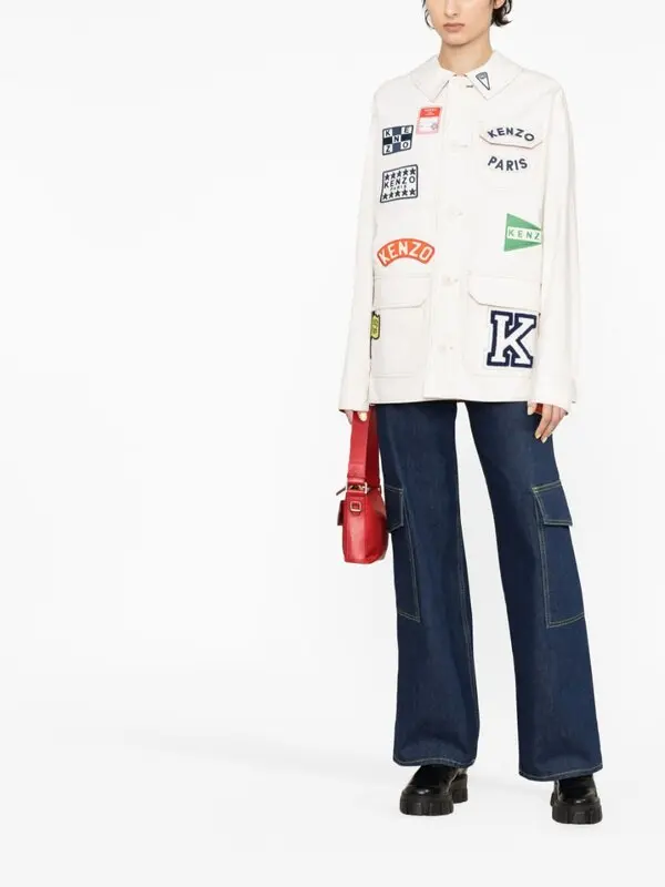 Kenzo Logo-appliqué Jacket