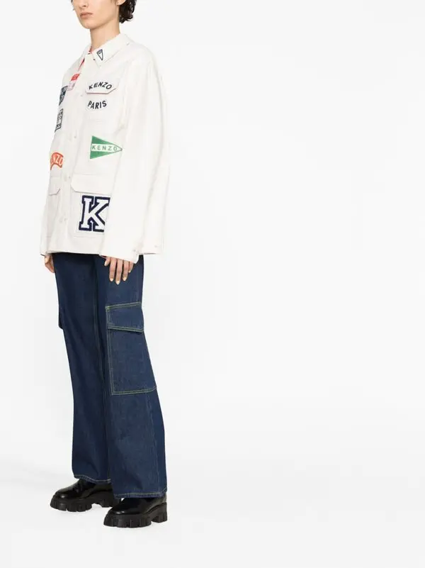 Kenzo Logo-appliqué Jacket