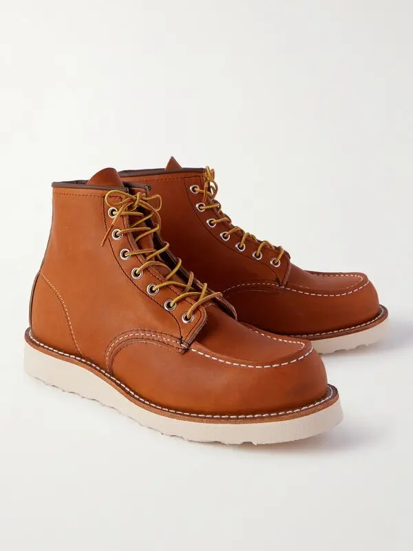 Red Wing 875 Classic Moc Leather Boots - Brown