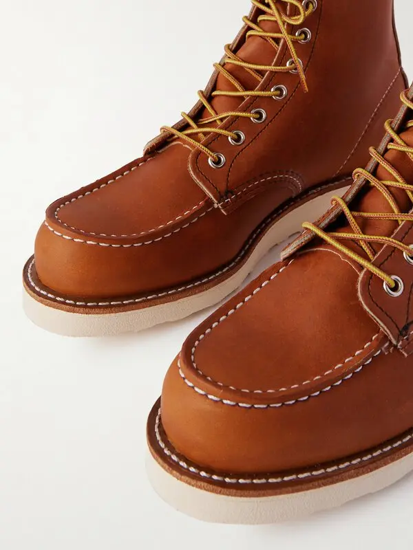 Red Wing 875 Classic Moc Leather Boots - Brown