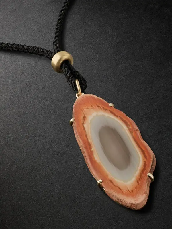 Jacquie Aiche Jasper Pendant Necklace