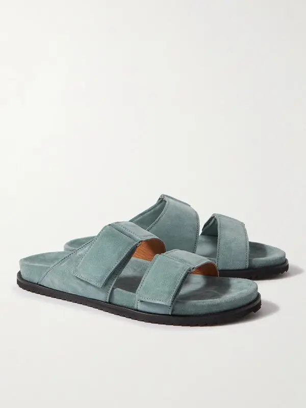 Mr P. David Regenerated Suede Sandals