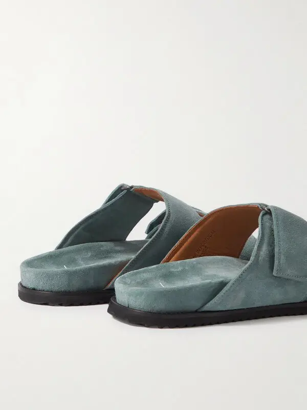 Mr P. David Regenerated Suede Sandals