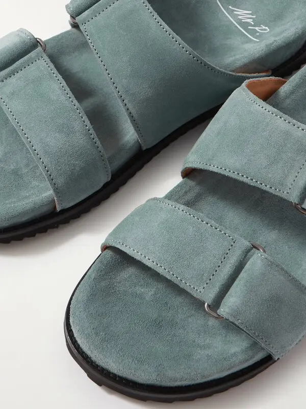 Mr P. David Regenerated Suede Sandals