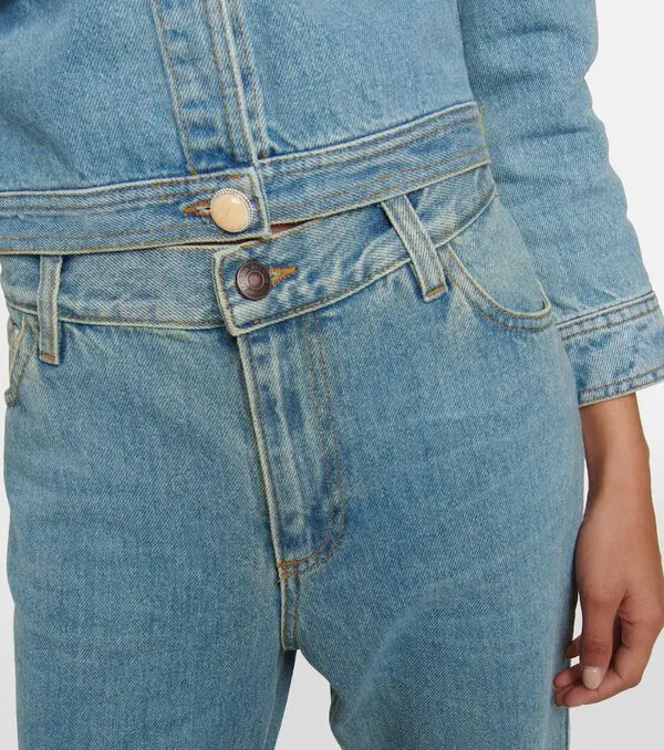 Magda Butrym Low-rise Flared Jeans - Blue
