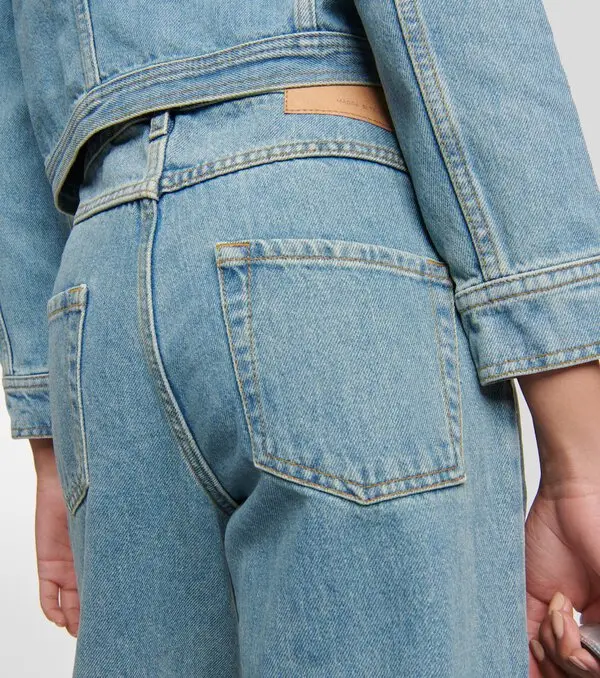 Magda Butrym Low-rise Flared Jeans - Blue