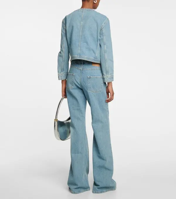 Magda Butrym Low-rise Flared Jeans - Blue