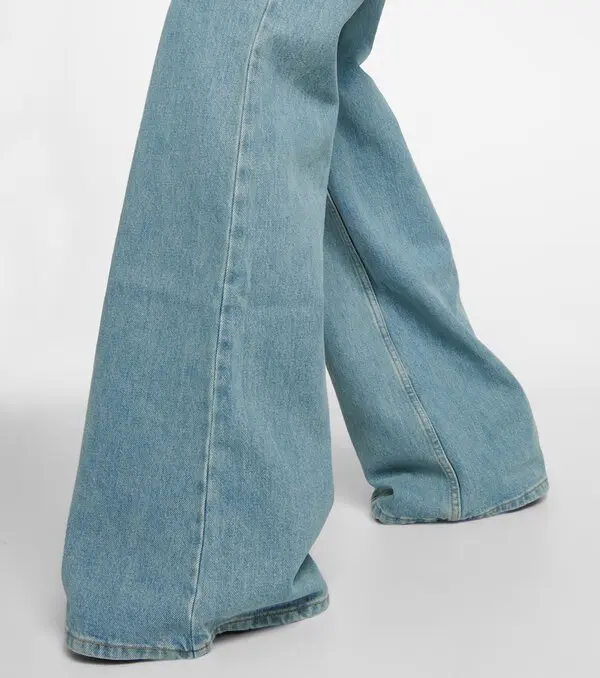 Magda Butrym Low-rise Flared Jeans - Blue
