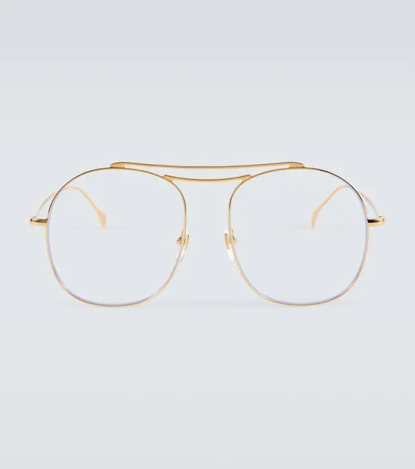 Gucci Round Frame Glasses - Gold