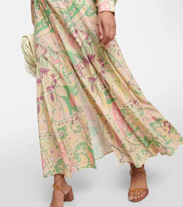 Rixo Georgina Printed Shirt Dress