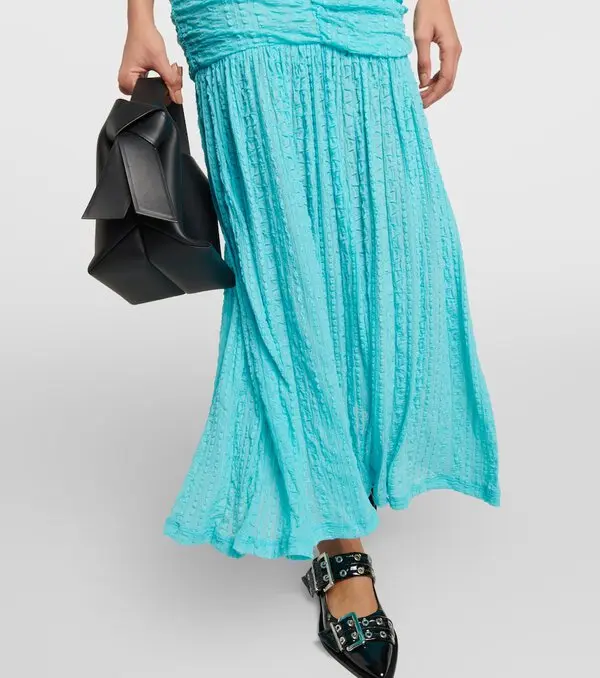 GANNI Halterneck Maxi Dress