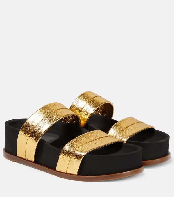 Gabriela Hearst Striker Leather Sandals