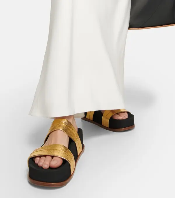 Gabriela Hearst Striker Leather Sandals