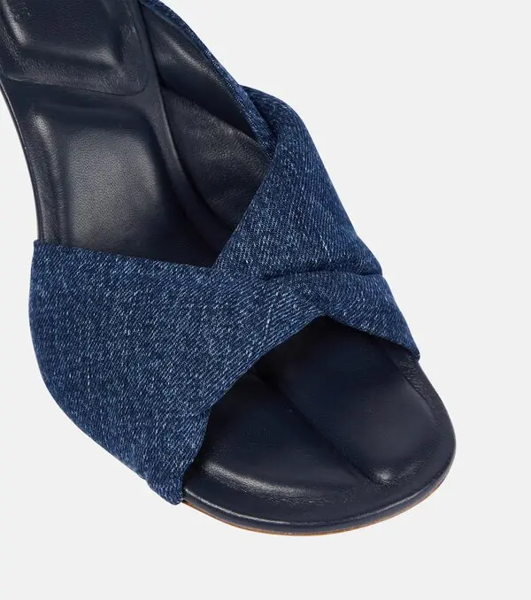 Jacquemus Les Mules Bagnu Denim Mules