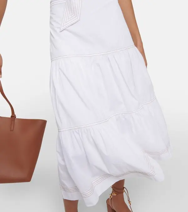 Veronica Beard Austyn Cotton-blend Midi Dress