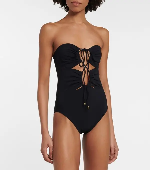 KARLA COLLETTO Basic Halter-neck Swimsuit