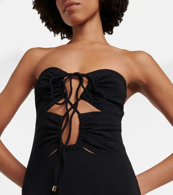 KARLA COLLETTO Basic Halter-neck Swimsuit