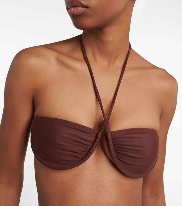 BANANHOT Saint Tropez Bikini Top - Brown