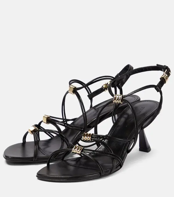 Khaite Louisa Leather Sandals