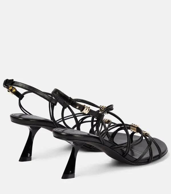 Khaite Louisa Leather Sandals
