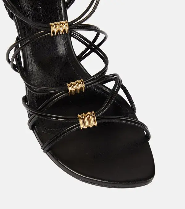 Khaite Louisa Leather Sandals