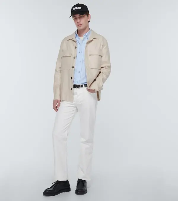 AMI Paris De Coeur Cotton Oxford Shirt