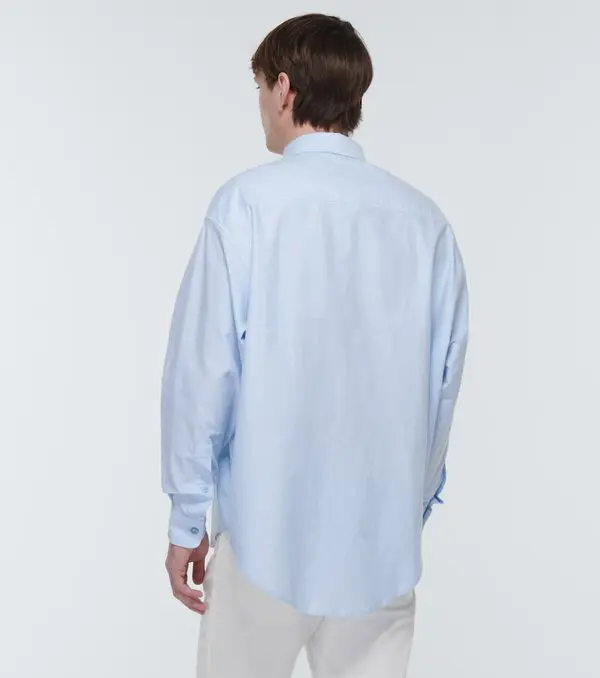 AMI Paris De Coeur Cotton Oxford Shirt