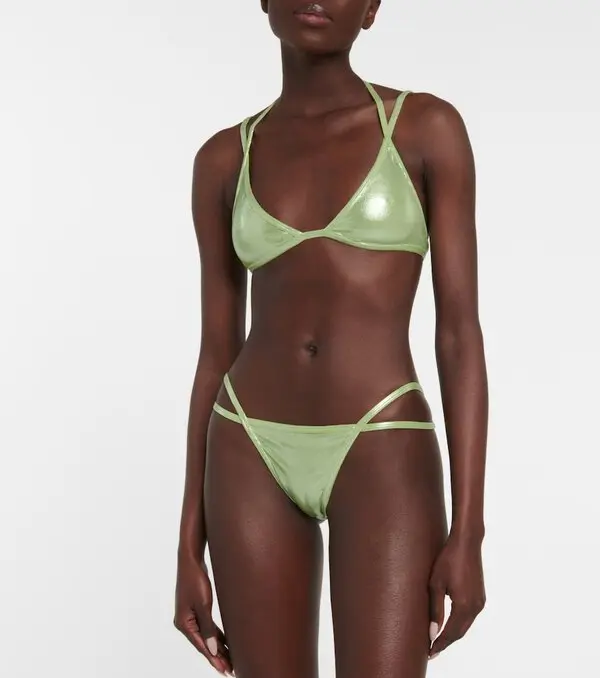 Attico Halterneck Bikini Top