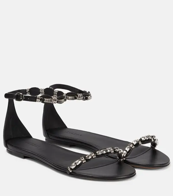 Isabel Marant Étoile Embellished Leather Sandals