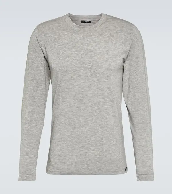 TOM FORD Cotton-blend T-shirt