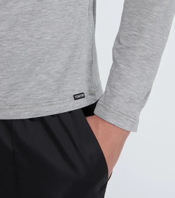 TOM FORD Cotton-blend T-shirt