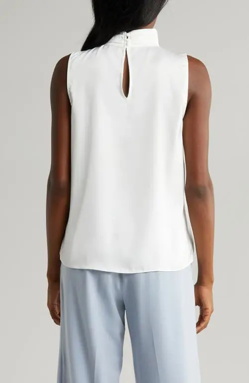 Halogen Twist Neck Sleeveless Blouse