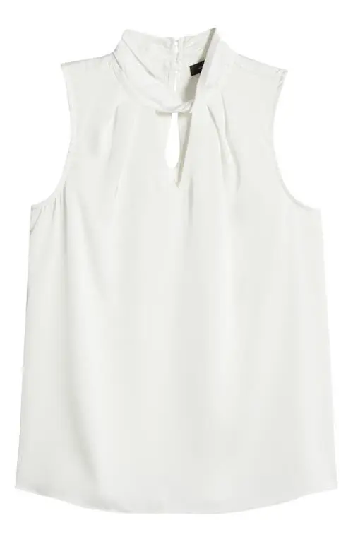 Halogen Twist Neck Sleeveless Blouse