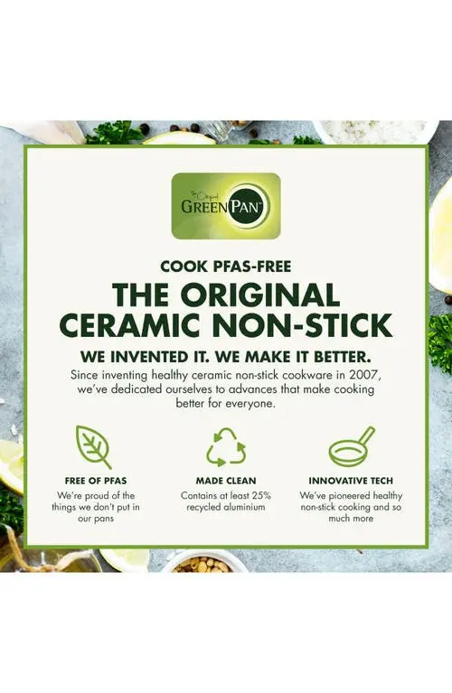 GREENPAN Valencia Pro 13-piece Hard Anodized Aluminum Ceramic Nonstick Cookware Set