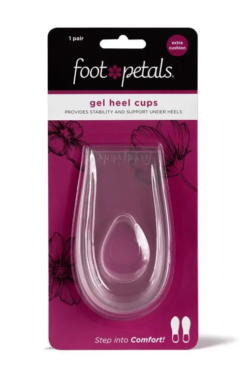 FOOT PETALS Gel Heel Cups - Pink Multi