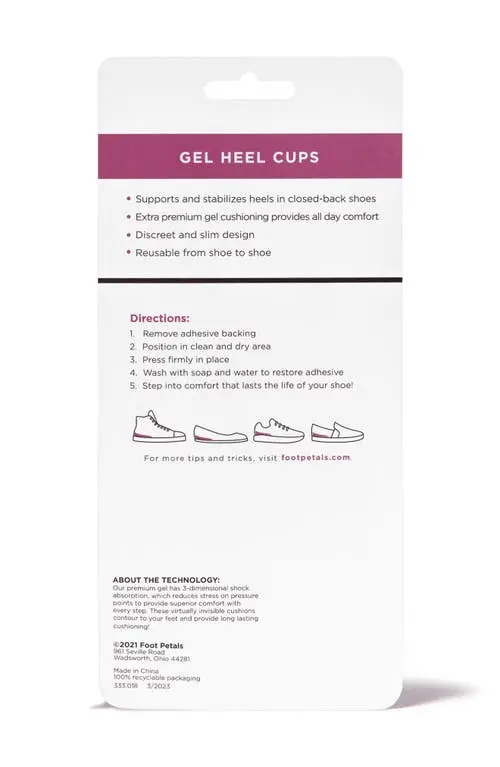 FOOT PETALS Gel Heel Cups