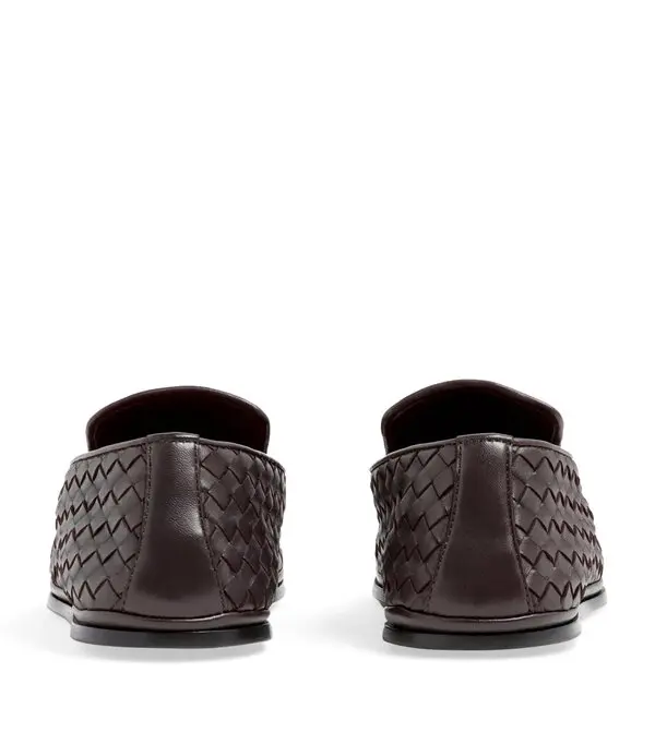 Bottega Veneta Nappa Leather Slippers - Brown