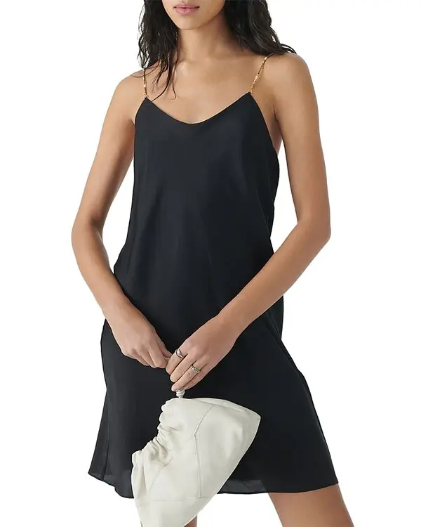 Ba&sh Clem Open Back Mini Slip Dress