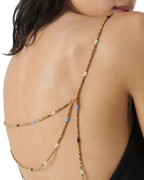 Ba&sh Clem Open Back Mini Slip Dress