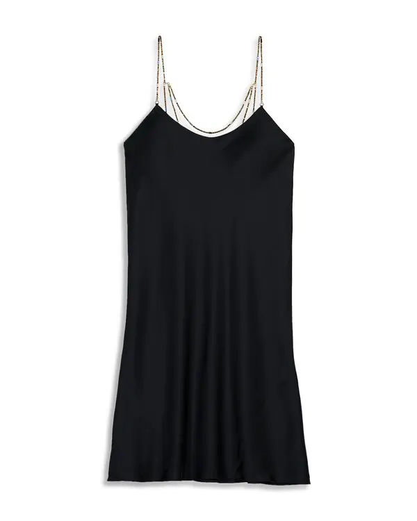 Ba&sh Clem Open Back Mini Slip Dress
