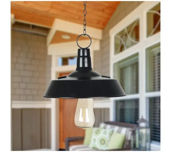 EXHART Solar Metal Retro Hanging Light